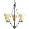 Progress Lighting Bravo Collection 3-Light Antique Bronze Foyer Pendant ...