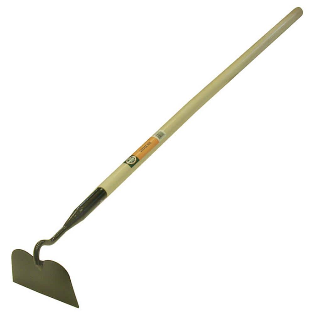 HB Smith 60 in. Wooden Handle Forged Hoe GH10 - The Home Depot
