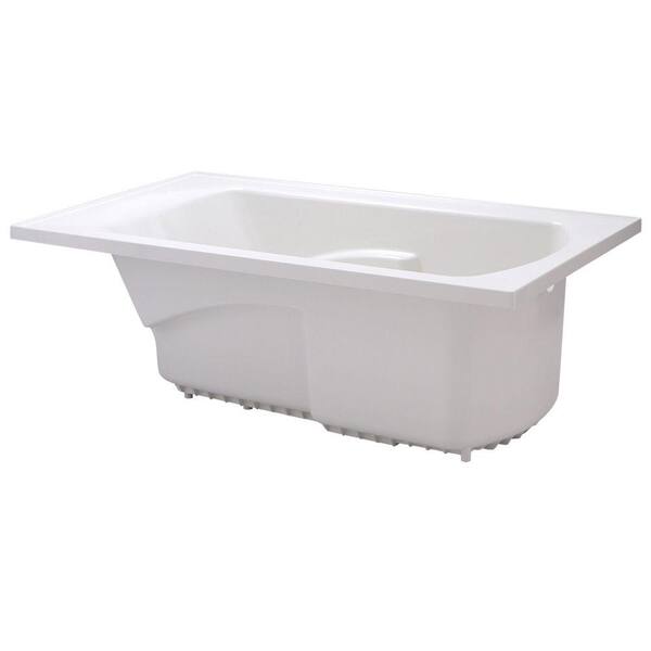 STERLING Lawson 5 ft. Rectangular Drop-in Reversible Drain Soaking Tub ...