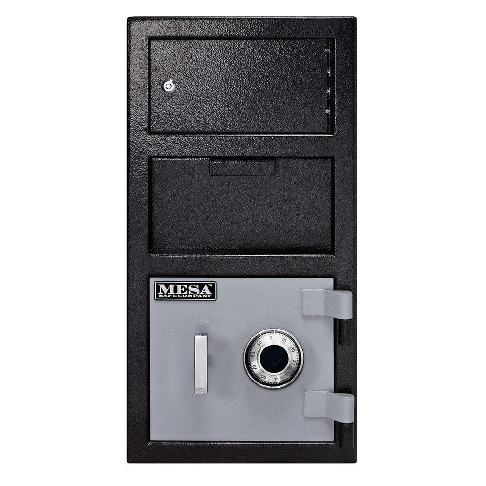 MESA 1.5 cu. ft. Combination Lock Depository Safe with Outer Locker ...