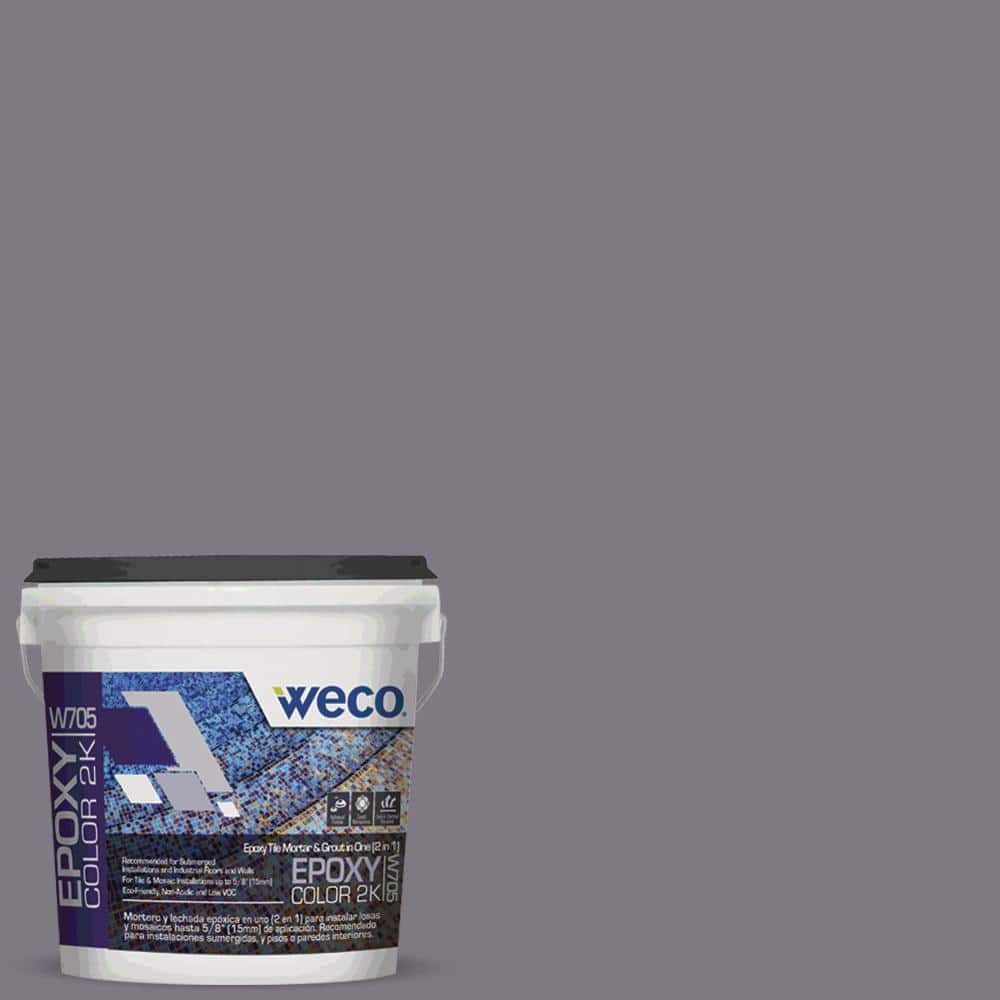 WECO W-705 Epoxy Color 2K Graphite 1-gal. Stain and Chemical Resistance ...