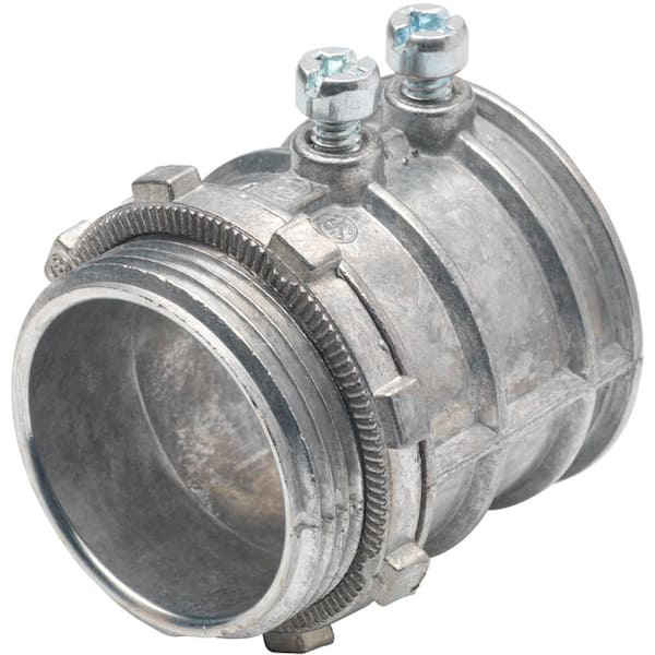 BRIDGEPORT 2 in. EMT Set Screw Connectors (10-Pack) 235-DC2 - The Home ...