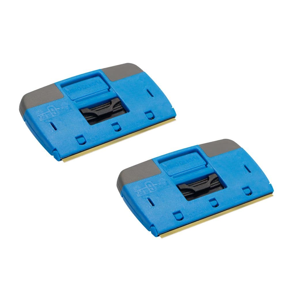 Unger 4 in. Window Scraper with Steel Blades (2-Pack) 970260 Combo 2 ...