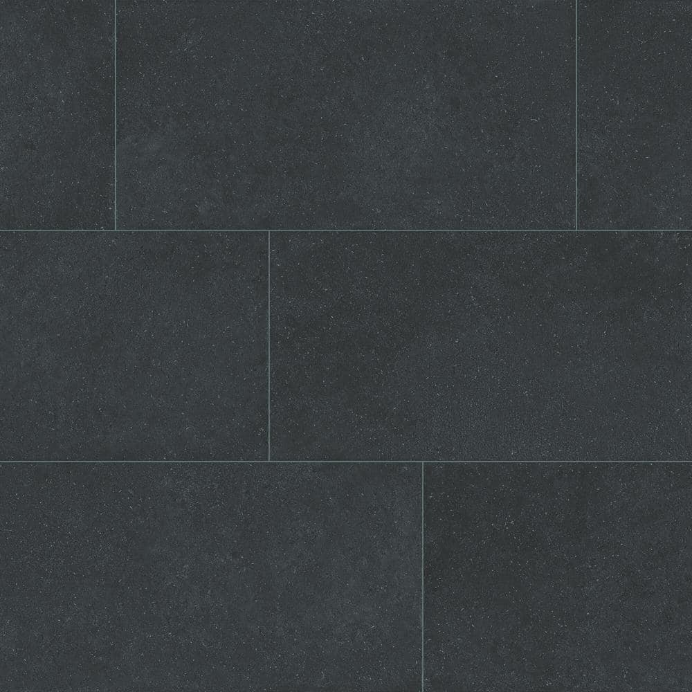 Daltile Outlander Onyx 24 in. x 48 in. Matte Porcelain Terrazzo Look ...