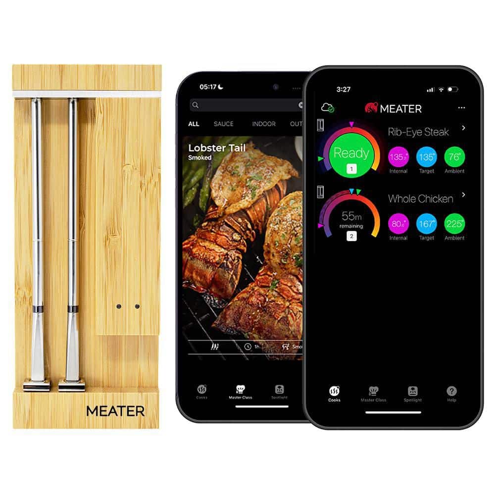 MEATER MEATER Pro Duo Wireless Dual Probe Digital Meat Thermometer RTU ...