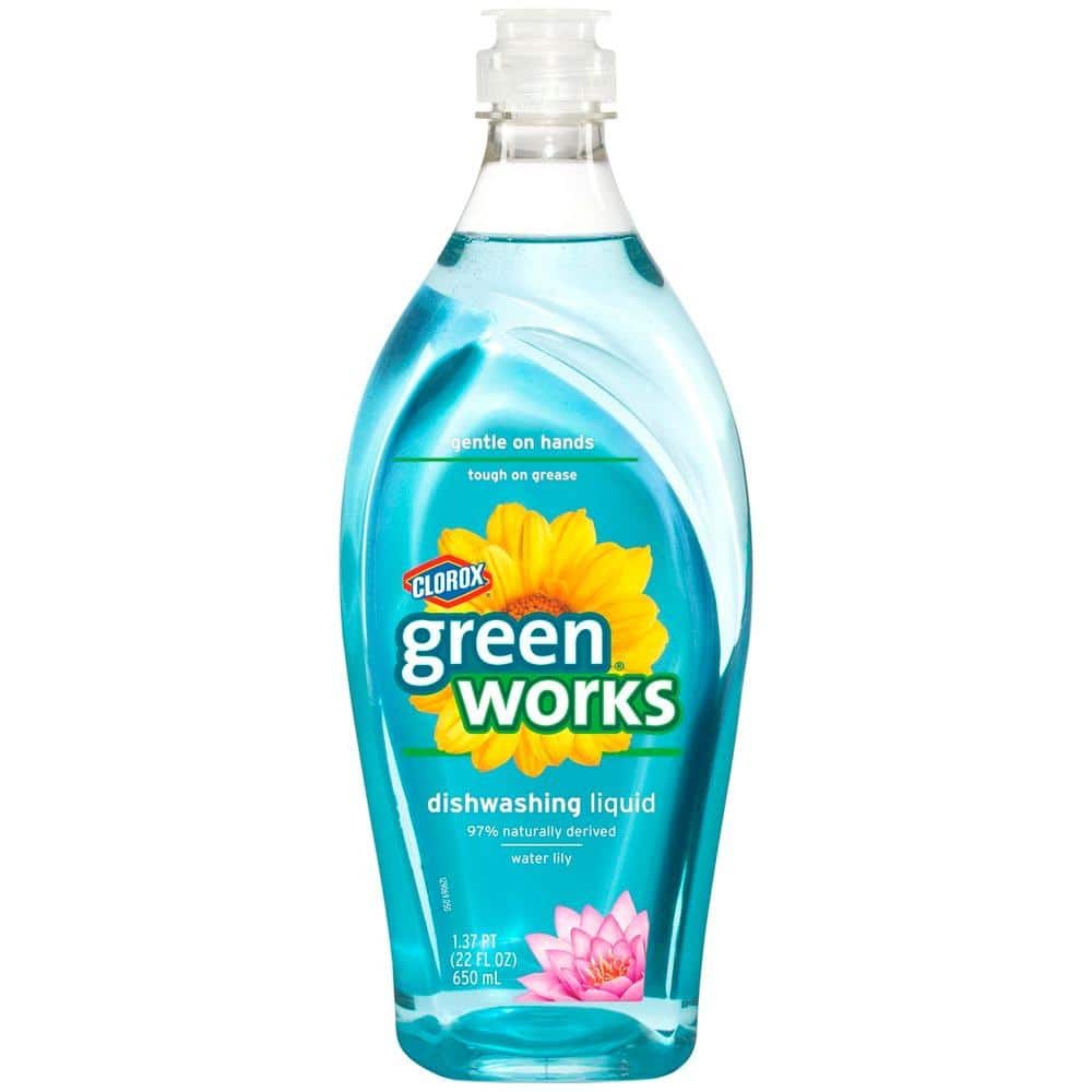 Green Works Natural 22 oz. Water Lily Dishwashing Detergent 4460030171 ...