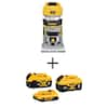 DEWALT 20V MAX XR Cordless Compact Fixed Base Router, (1) 20V 6.0Ah ...