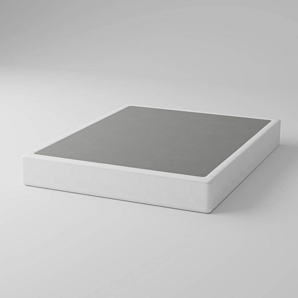 Comasach 8 in. Queen Size Box Spring High Profile Metal Bed Base with ...