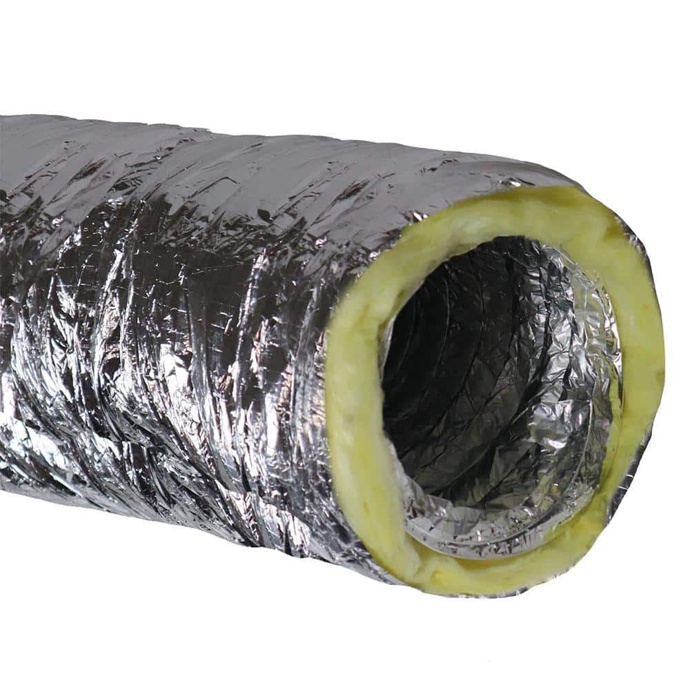 Rubber-Cal HVAC Insulated-Flex R-8 - 8 in. Flexible Duct 01-214-8 - The ...