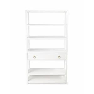 Home Decorators Collection Hamilton 72 in. Off-White Standard 4-shelf ...