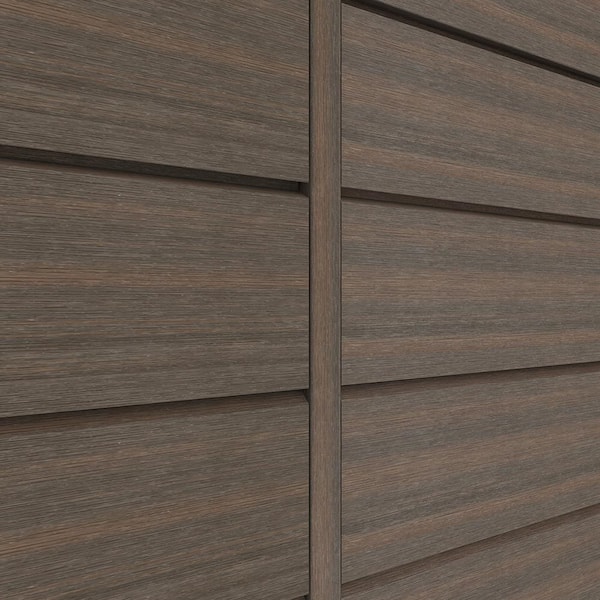 Composite Wood Siding Texture NewTechWood's Fluted Wood Siding