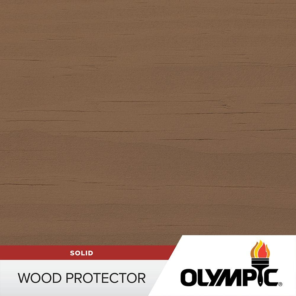 Olympic Wood Protector 1 gal. SC-1082 Tanglewood Exterior Solid Stain ...