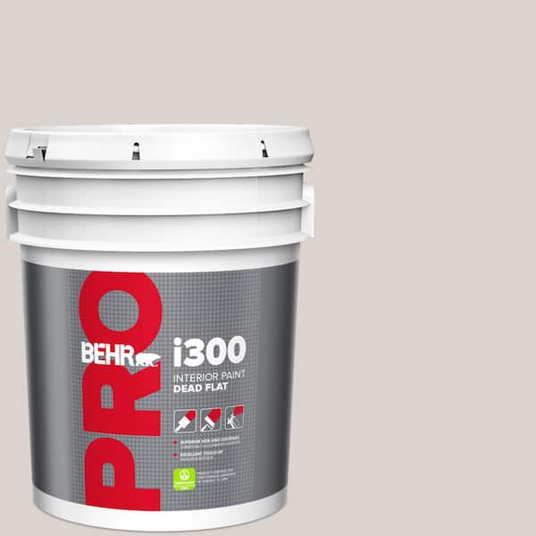 BEHR PRO 5 gal. #PWN-72 Baked Biscotti Dead Flat Interior Paint PR31005 ...