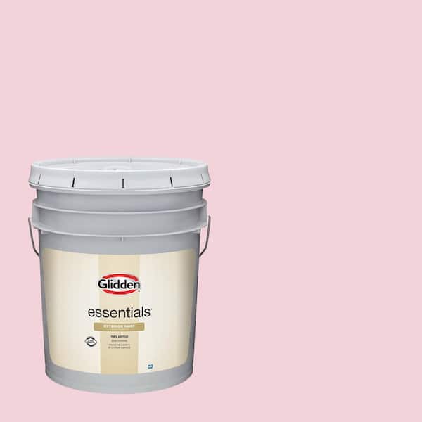 Glidden Essentials 5-gal. PPG1183-2 Beauteous Satin Exterior Paint ...