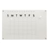 PARISLOFT 36 in. x 24 in. Clear Reusable Clear Acrylic Monthly Calendar ...