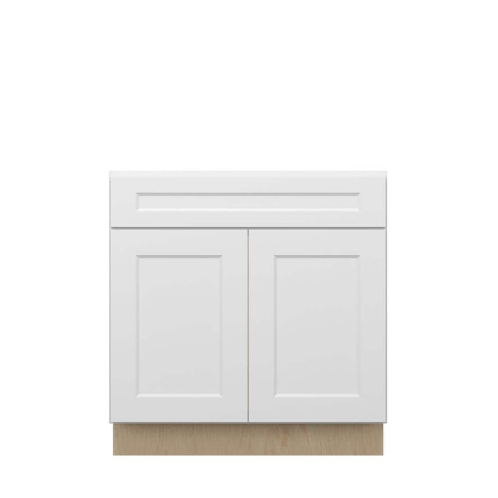 Kunal Kitchens Norfolk Shaker 33 in. W x 34.5 in. H x 24 in. D in ...
