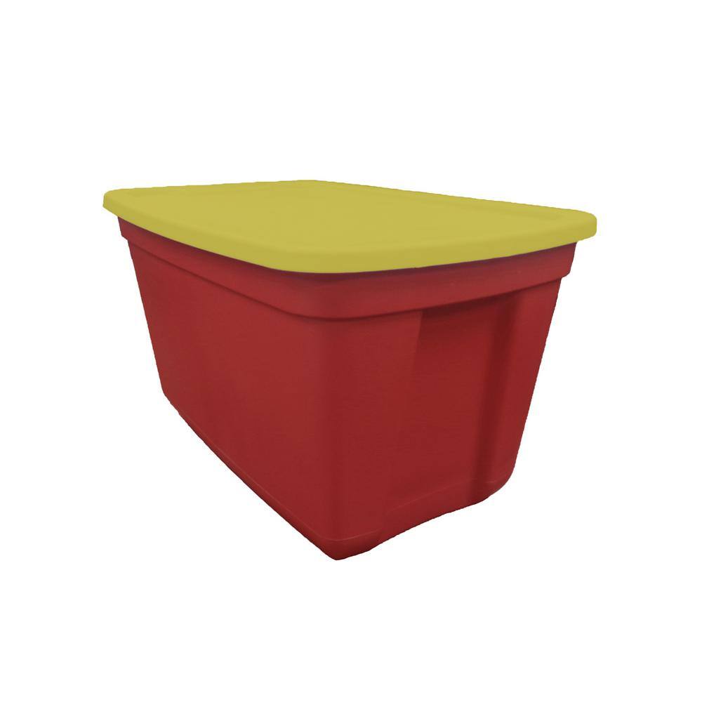 Have a question about Edge Plastics 20 Gal. Storage Bin Rare Base-Gold ...