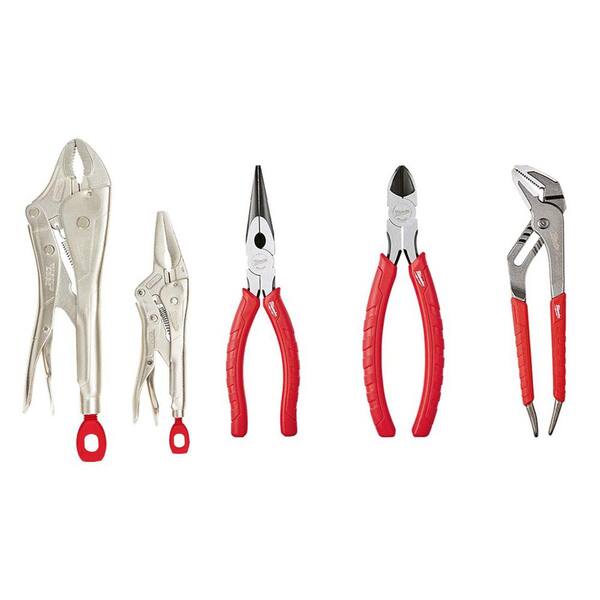 Milwaukee Torque Lock Locking Pliers Set with Pliers Kit (5-Piece) 48 ...
