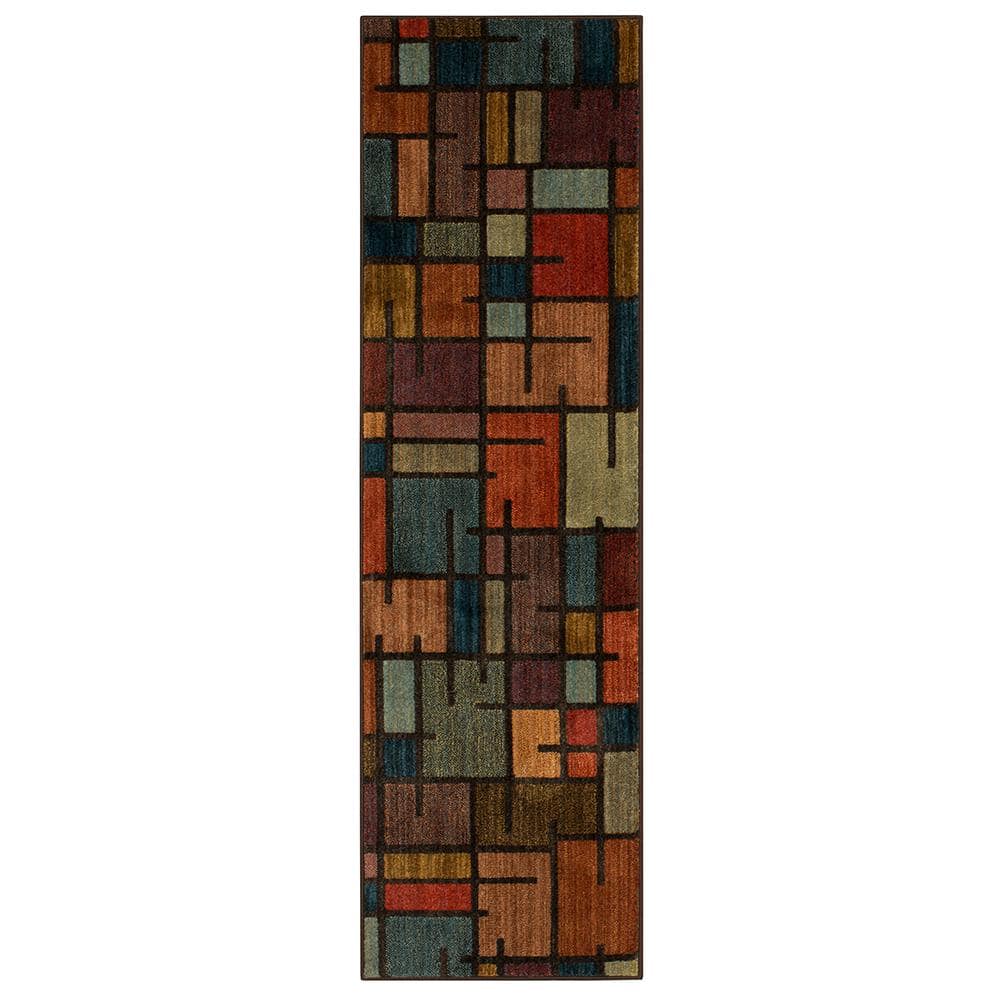 Home Decorators Collection Fairfield Charcoal 2 ft. x 7 ft. Rectangle ...