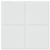 Villa Lagoon Tile Solid Square White/Matte 8 in. x 8 in. Cement ...