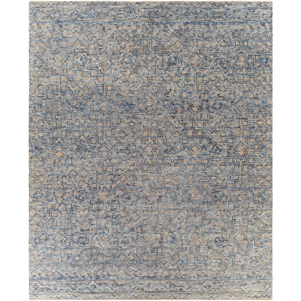Livabliss Newcastle Blue Tribal 8 ft. x 10 ft.Indoor Area Rug ...