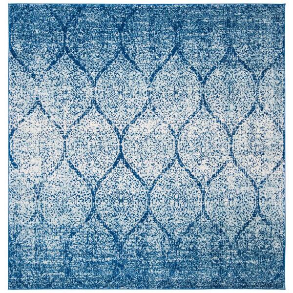 SAFAVIEH Madison Navy/Blue 9 ft. x 9 ft. Square Area Rug MAD604N-9SQ ...