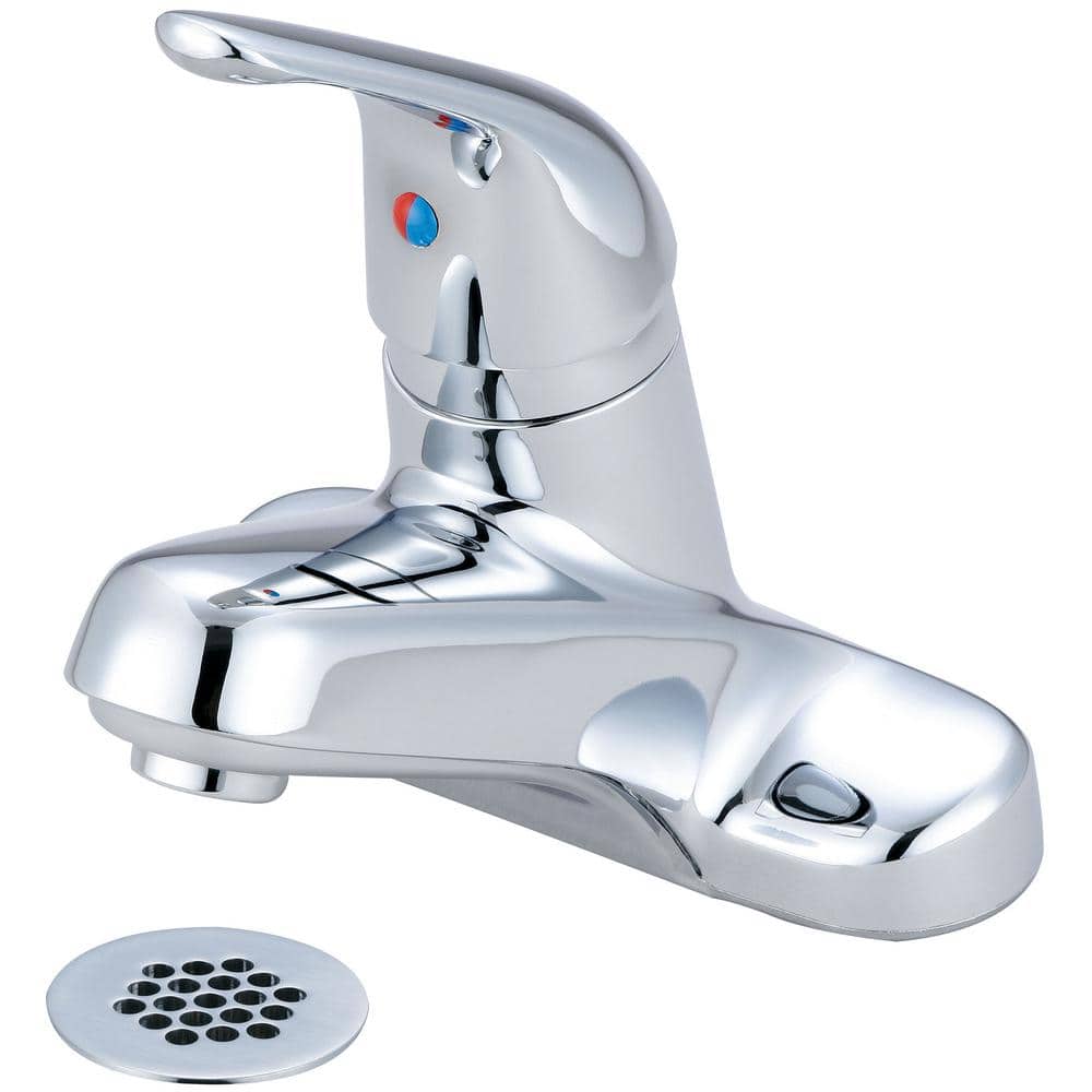 OLYMPIA 4 in. Centerset Single-Handle Standard Bathroom Faucet with ...