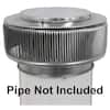 Active Ventilation 10 in. Dia Aura PVC Vent Cap Exhaust with Adapter ...