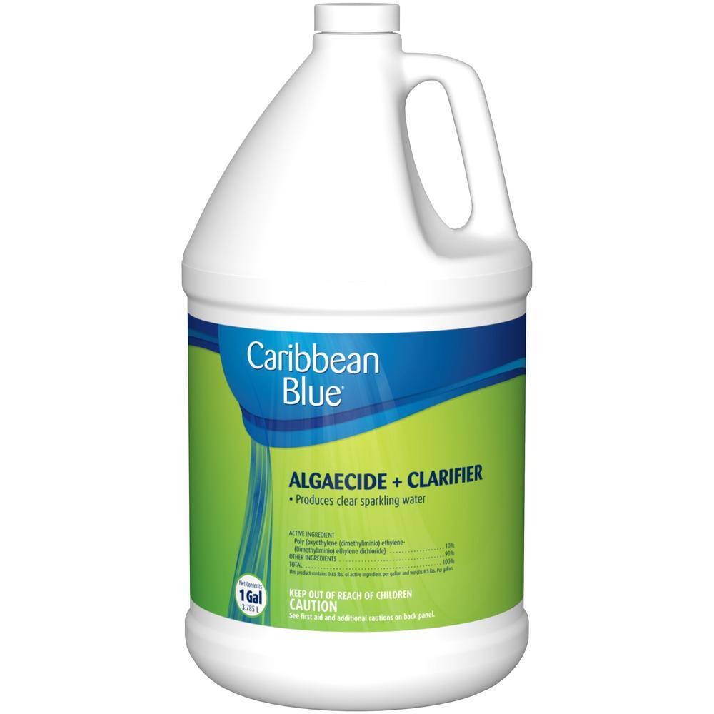 CARIBBEAN BLUE 1 gal. Algaecide and Pool Clarifier C008083-CS4X1G - The ...