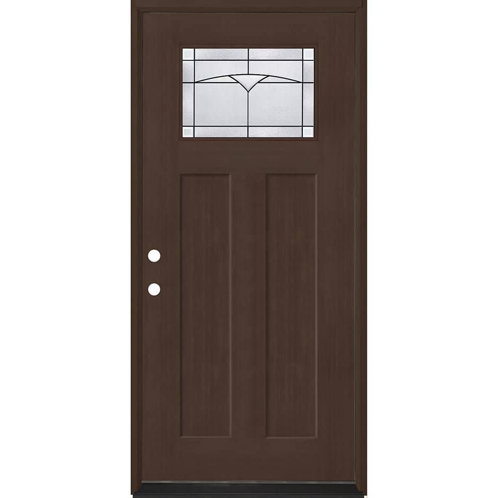 Steves & Sons Regency 36 in. x 80 in. 1/4 TopL Horizon Glass RHIS ...