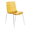 Leisuremod Astor Water Ripple Design Modern Lucite Dining Side Chair ...