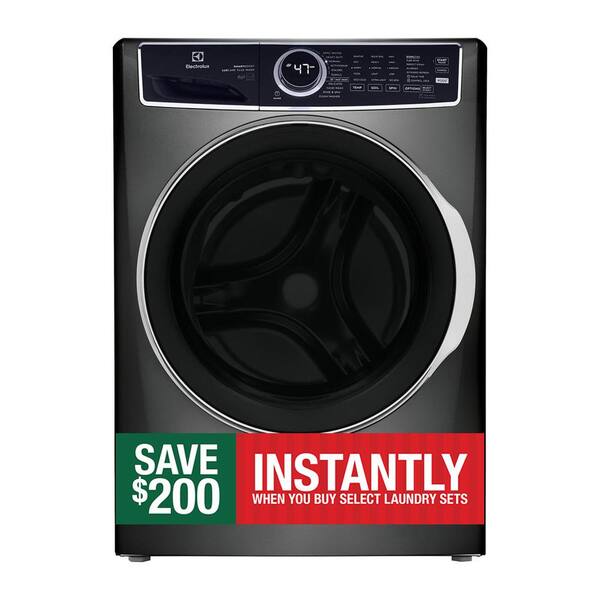 Electrolux 4.5 cu. ft. Stackable Front Load Washer in Titanium with ...