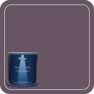 BEHR PREMIUM PLUS 8 oz. #690F-7 Indulgent Semi-Gloss Interior/Exterior ...