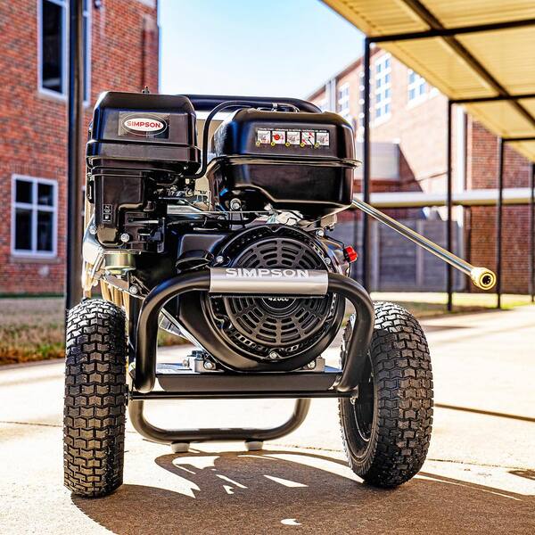 SIMPSON 4400 PSI 4.0 GPM Cold Water Gas Pressure Washer with CRX420 Engine ps60843 The Home Depot