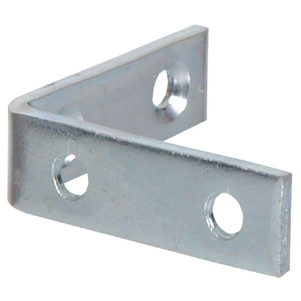 Hardware Essentials 6 x 1-1/4 in. Zinc Plated Corner Brace (5-Pack ...
