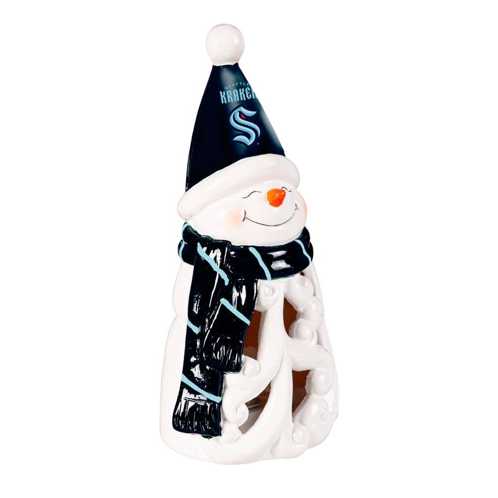 Team Sports America Seattle Kraken Snowman LED Christmas Garden ...