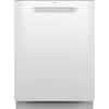 GE 24 in. White Top Control Built-In Tall Tub Dishwasher with 3rd Rack ...