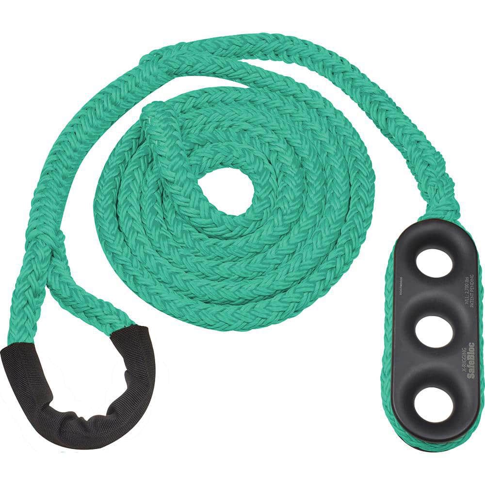 ROPE LOGIC 3/4 in. x 3-5 ft. Tenex Whoope Sling with X-Rigging SafeBloc ...