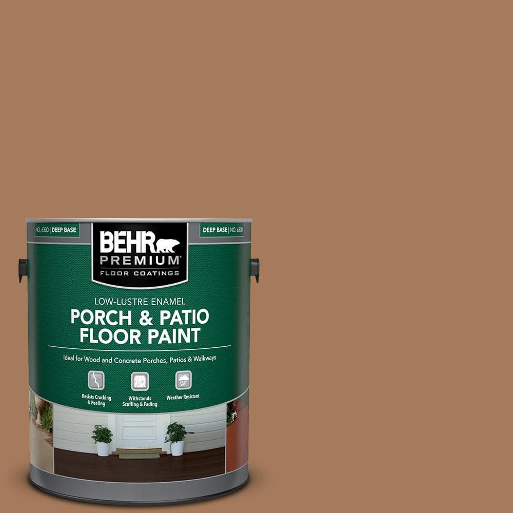 BEHR PREMIUM 1 gal. #260F-6 Smokey Topaz Low-Lustre Enamel Interior ...
