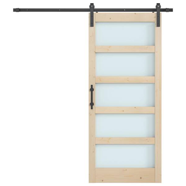 Have a question about easelife 36 in. x 84 in. 5 Lite Frosted Glass ...