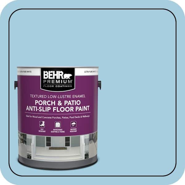 BEHR PREMIUM 1 gal. #720E-1 Reflecting Pool Textured Low-Lustre Enamel ...