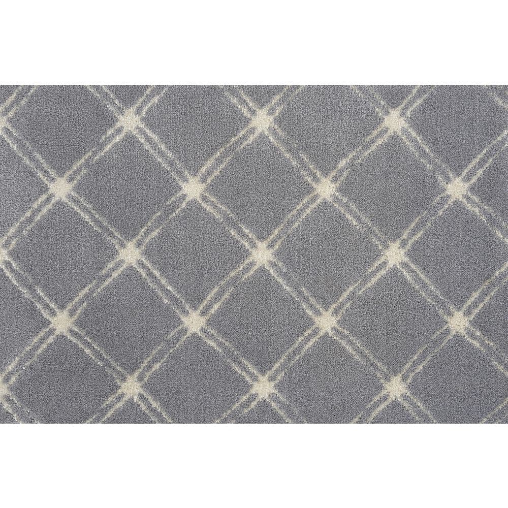 Natural Harmony Solitaire Azure Blue Custom Area Rug with Pad 873316 ...