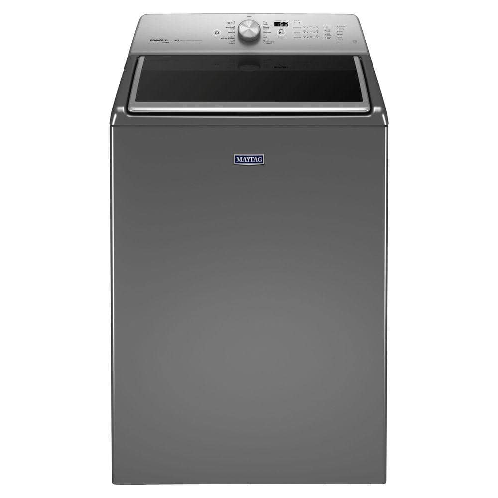 Maytag 5.3 cu. ft. High-Efficiency Top Load Washer with Steam in ...