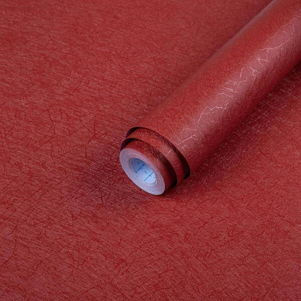 Red Embossed Wallpaper