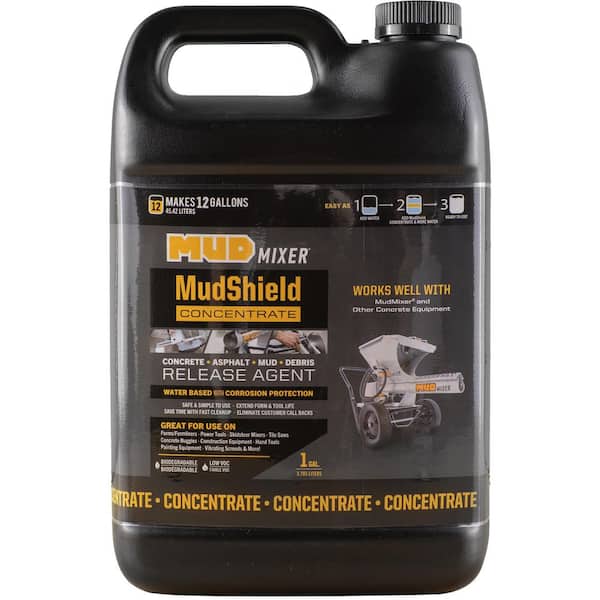 MUDMIXER MudShield 1 gal. Concentrate-Industrial-Grade Concrete Release ...