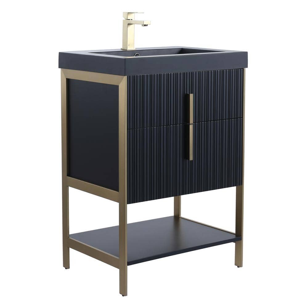 FINE FIXTURES 24 in. W x 18 in. D x 33.5 in. H Bath Vanity FINE FIXTURES 24 in. W x 18 in. D x 33.5 in. H Bath Vanity