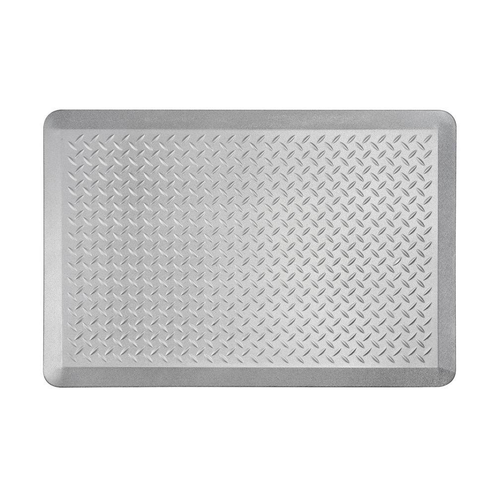 Aspen Creative Corporation Silver Tread Plate Pattern 24 in. x 36 in ...