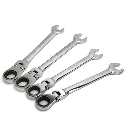 Stark ELITE Flex-Head MM Combination Ratcheting Wrench Set (7-Piece ...