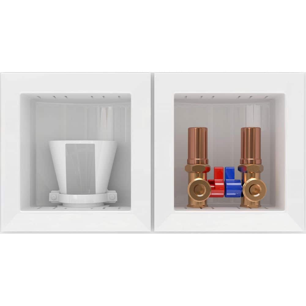 Symmons LaundryMate 1/2 in. Box and Washing Machine Valve with ...