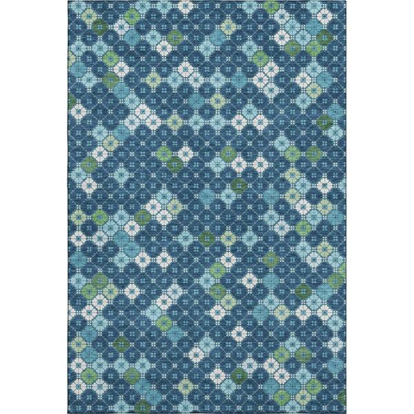 Addison Rugs Mayfield Premium Machine Washable Abstract AMF1837 Navy 9 ...